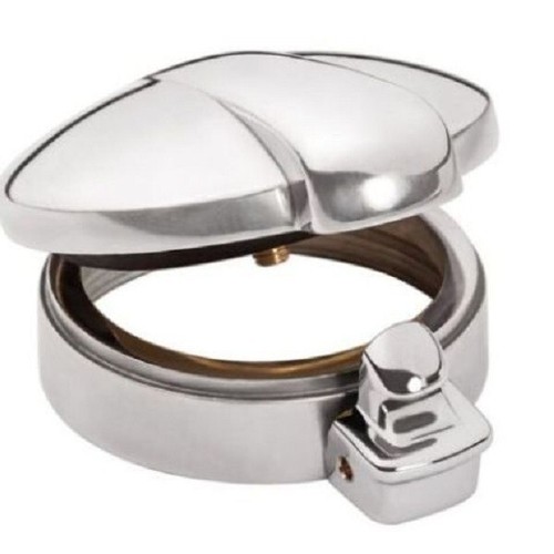 Flip Up Gas Fuel Petrol Tank Filler Monza Cap Alloy 3" 3 Inch Threaded ...