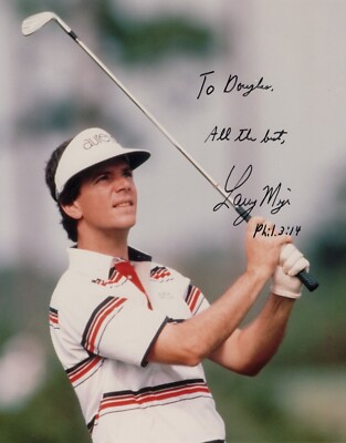 Larry Mize Signed Photo - Professional Golf | eBay