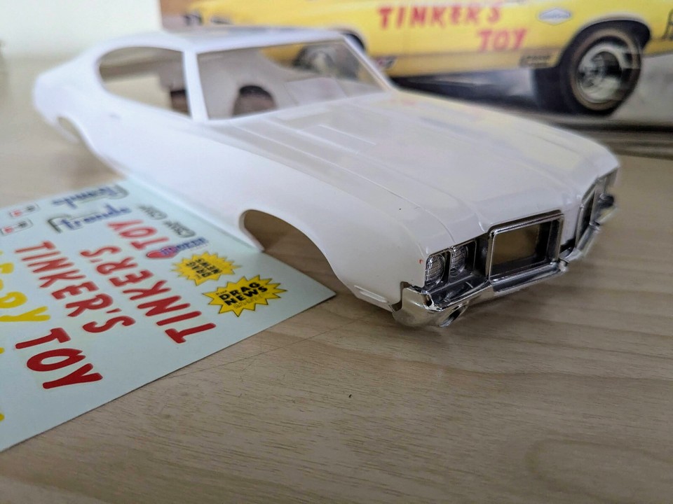 ULTRA RARE! ORIGINAL VINTAGE JOHAN OLDS 442 FUNNY CAR KIT *COMPLETE ...