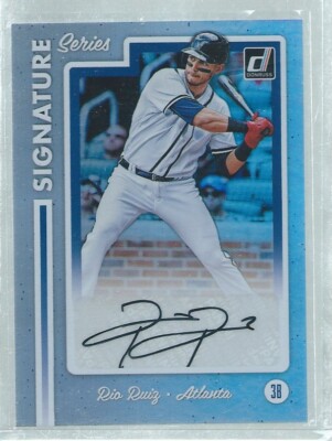 RIO RUIZ 2017 DONRUSS SIGNATURE SERIES AUTO | eBay