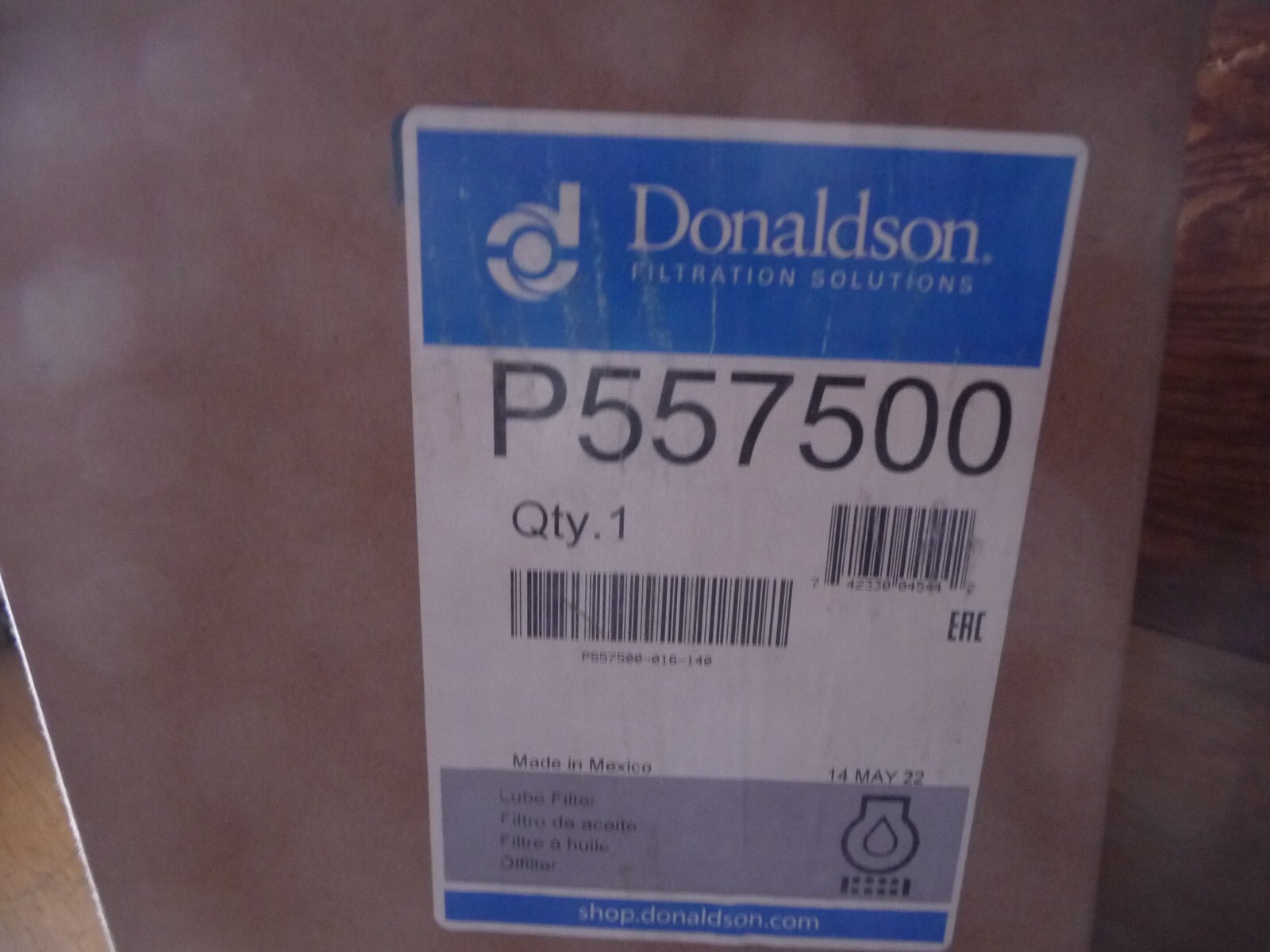 DONALDSON P557500 - cross reference oil filters | oilfilter ...