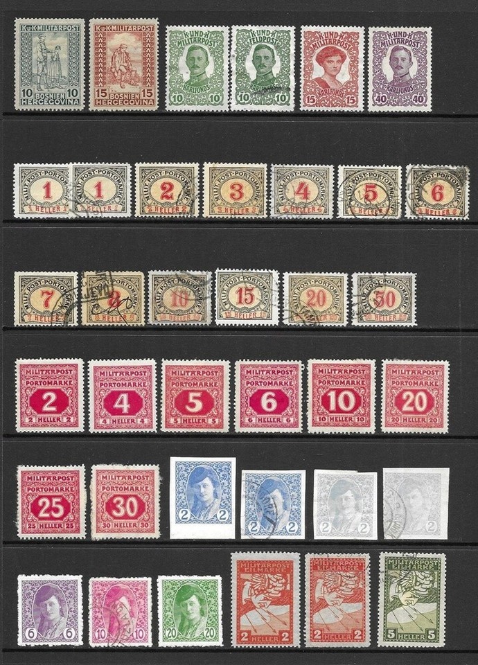 Lot of Old BOB Stamps from Bosnia & Herzegovina . . . . . . 2 pages | eBay
