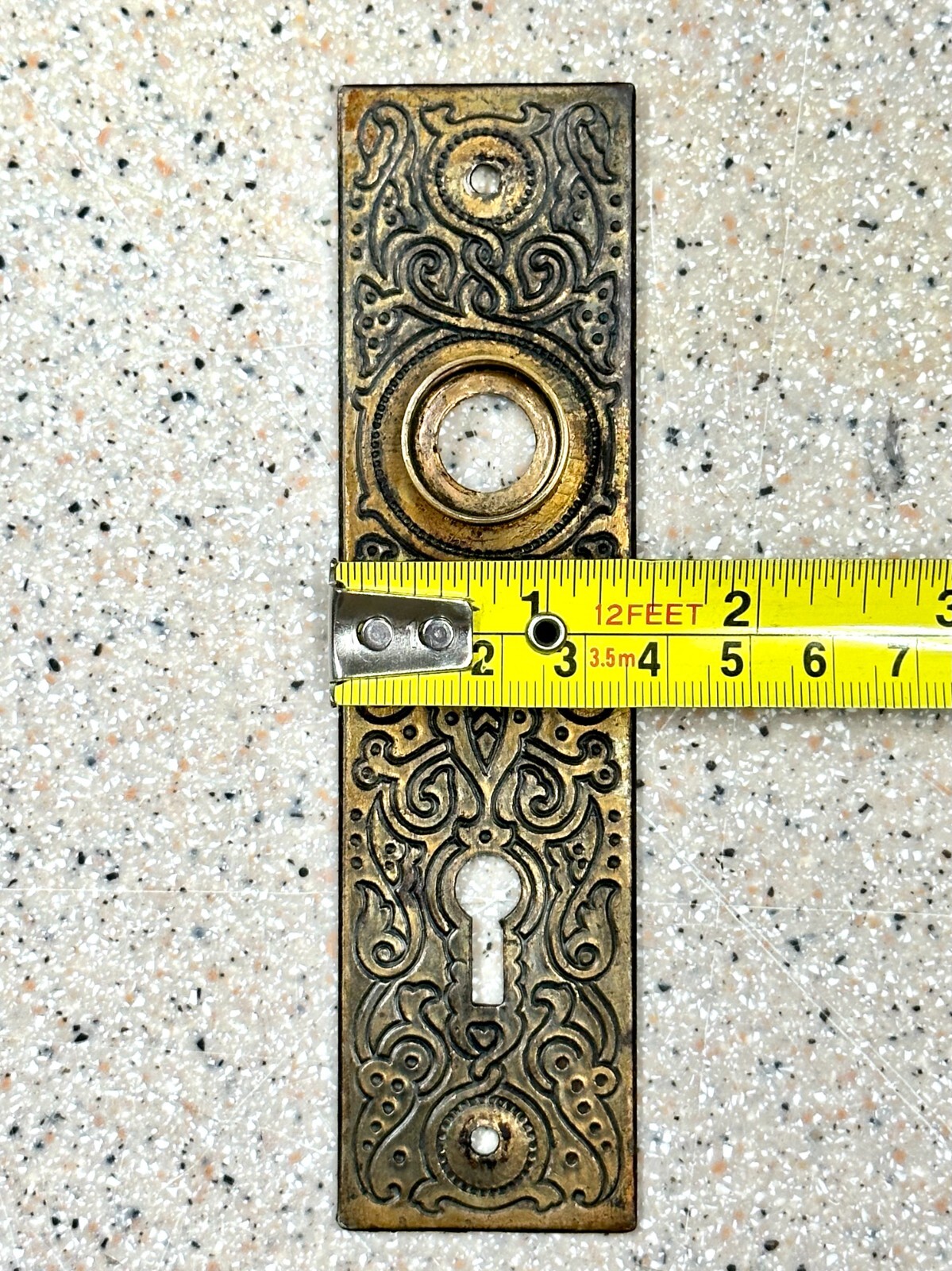 2 VINTAGE ANTIQUE RUSSEL & ERWIN MORTISE LOCK SETS,RARE PAT. 1889,KNOBS ...