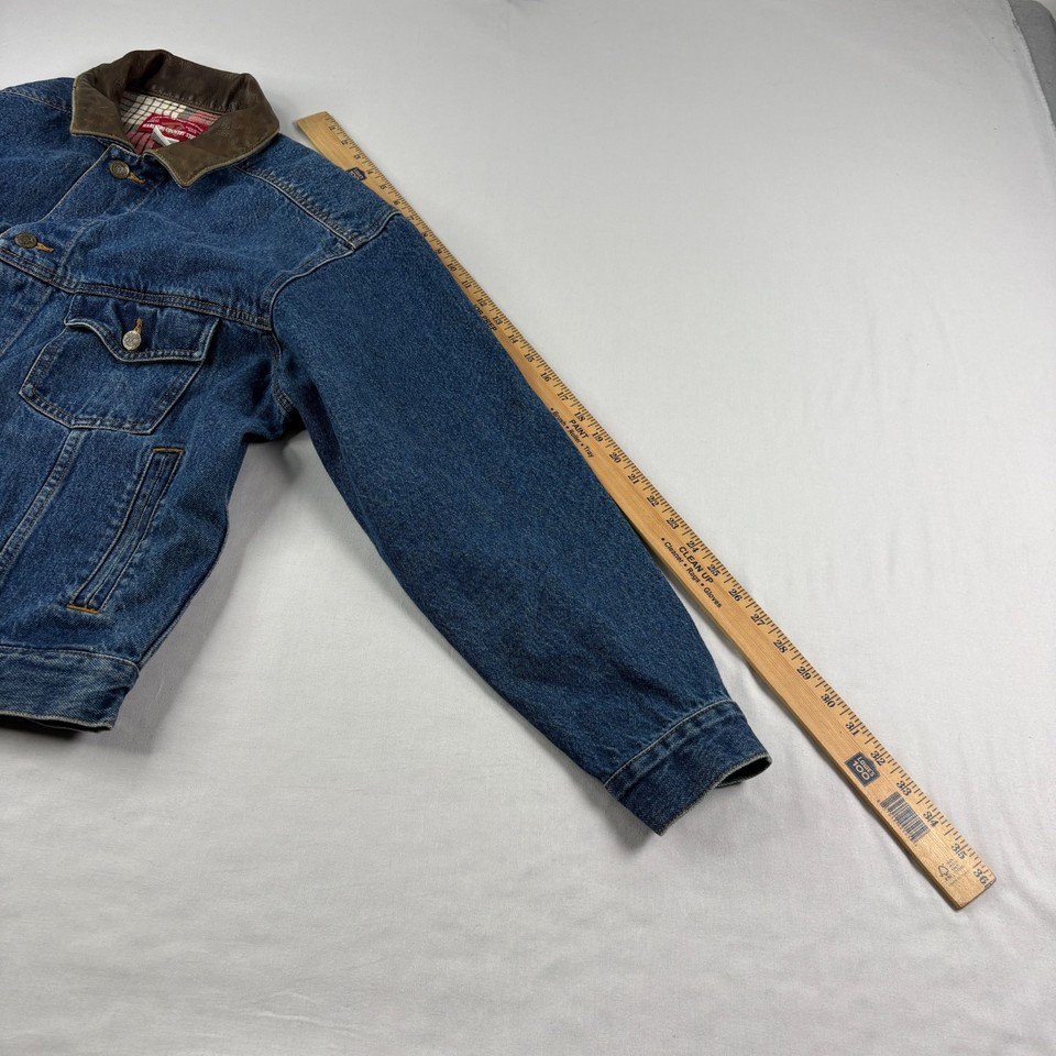 Vintage Marlboro Country Store Denim Jacket Mens Medium Blue Jean ...