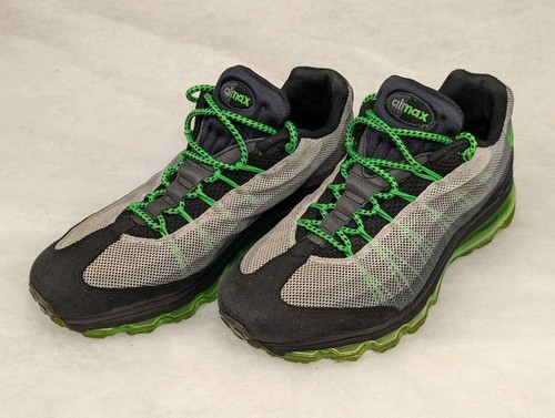 NIKE AIR MAX Dynamic Flywire Black Green Running SHOES SNEAKERS US Men ...