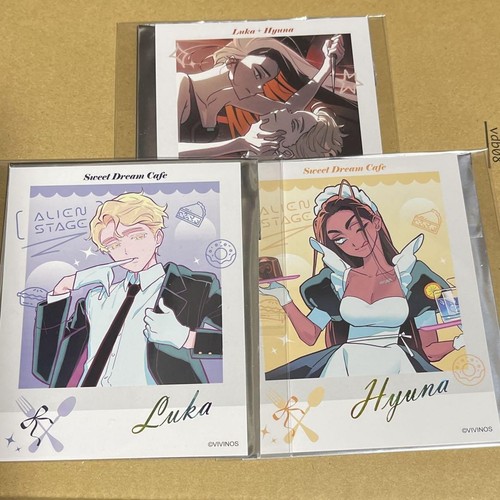 Alien Stage Collaboration Cafe Cheki Luka Hyona | eBay