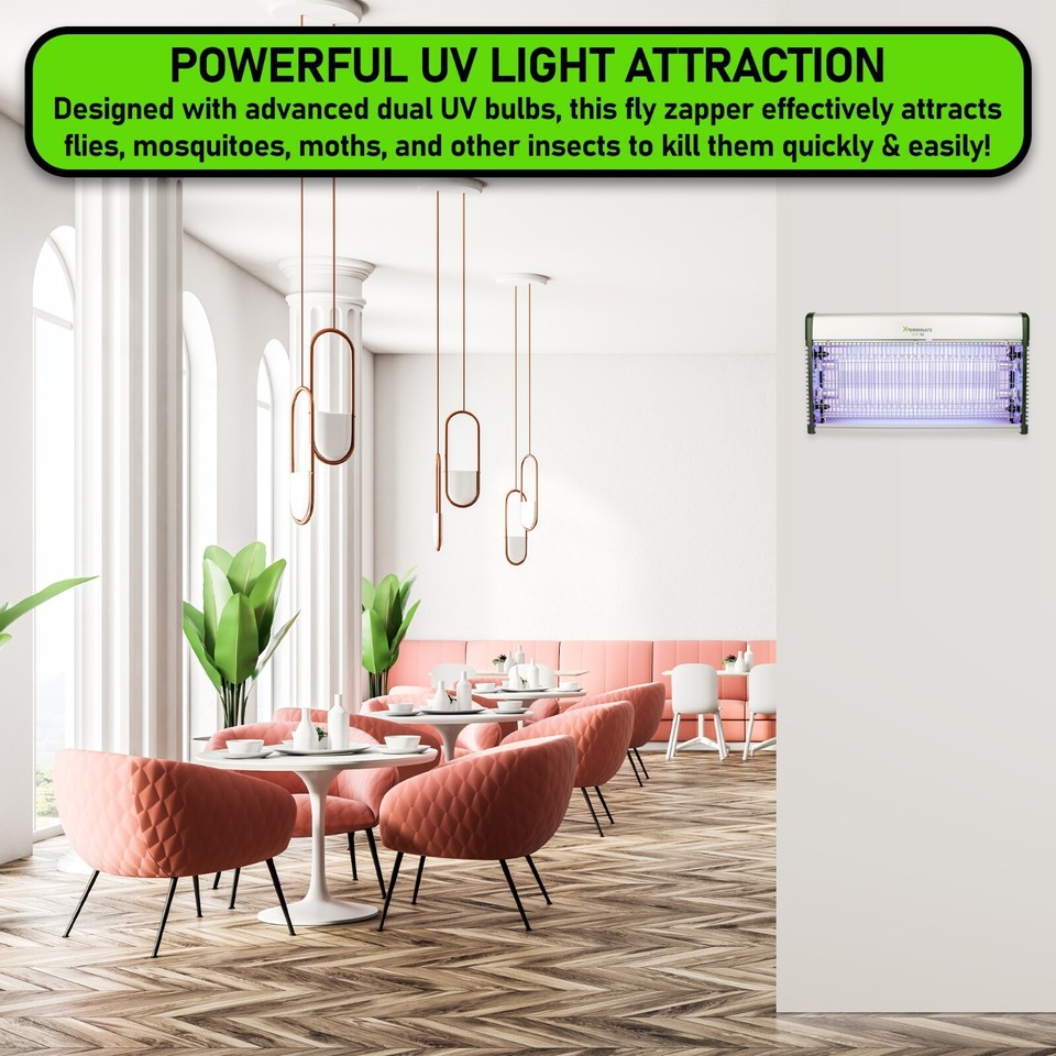Xterminate LED Electric Fly Killer Zapper Insect Bug Pest Catcher 9W ...