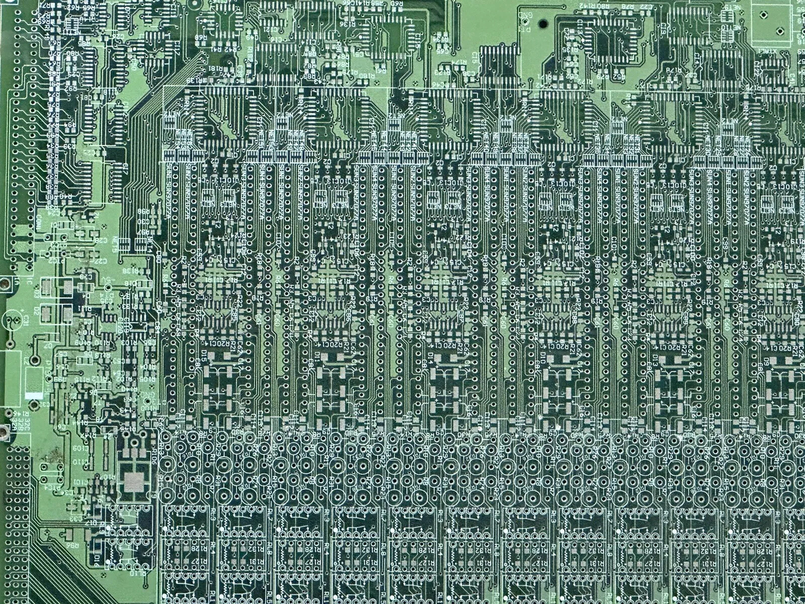 (4) LARGE CIRCUIT BOARDS Prototype PCB PRINTED ART DOUBLE SIDED 13” x 9 ...