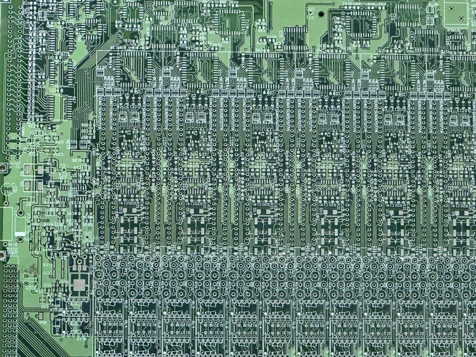 (4) LARGE CIRCUIT BOARDS Prototype PCB PRINTED ART DOUBLE SIDED 13” x 9 ...