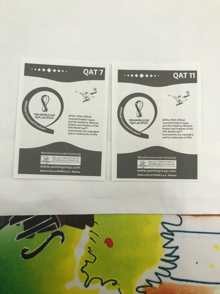 Panini World Cup QATAR 2022 Stickers Tarek Salman,Abdulkarim Hassan ...