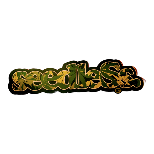 Seedless Clothing Company Logo 4 Camo Pot Leaf 2.5" x 10.5" Large ...