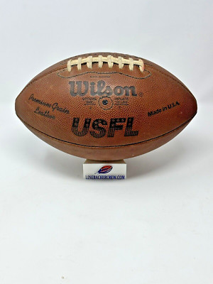 1983 USFL Denver Gold Game Used Official Football - RARE!! | eBay