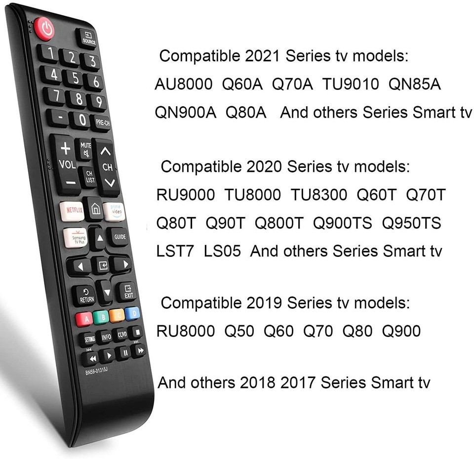 New BN59-01315J For Samsung 2020 LCD TV Remote Control UN58TU7000F ...