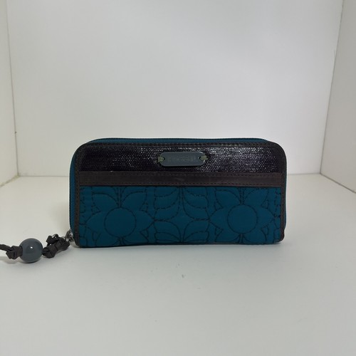 vintage fossil Quilted Key-Per Zippered Wallet | eBay