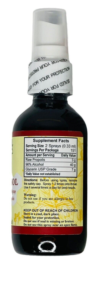 Naturals Propolis Throat Spray Proposol Salem Botanical 2Oz 58ml | eBay
