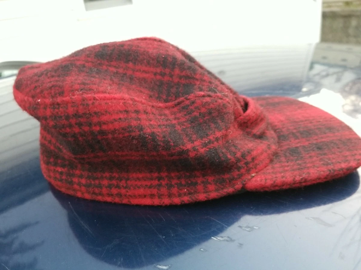 Red And Black Wool Cap