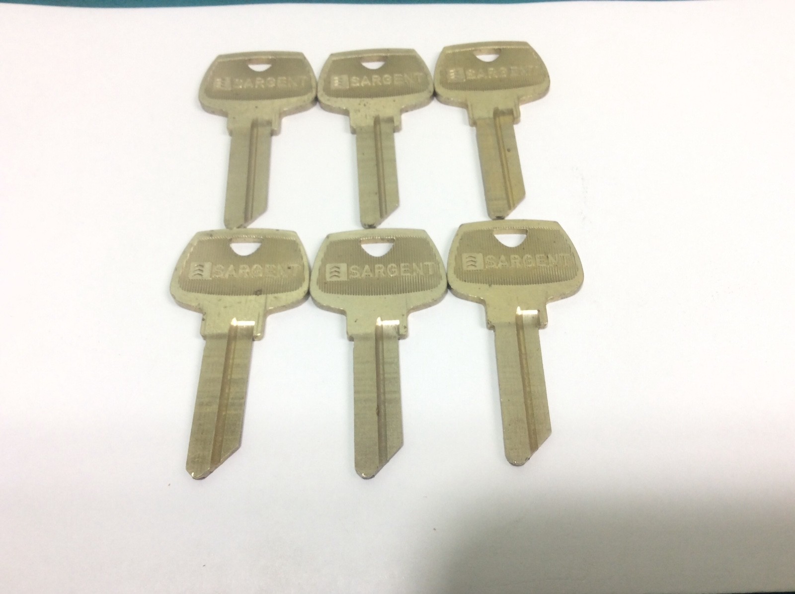 Sargent brand key blanks, 6 pin, set of 6, Lg keyway | eBay