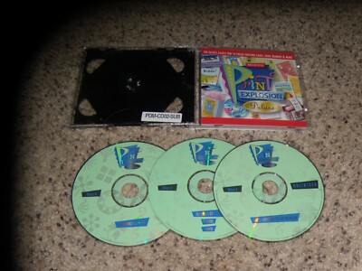 Print Explosion Deluxe (Macintosh, 2001) Program | eBay