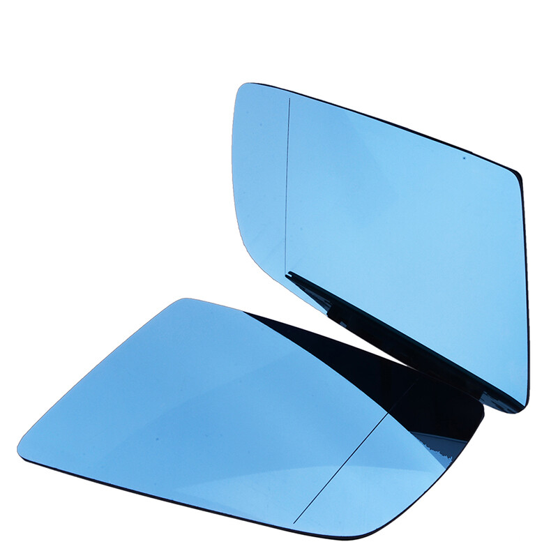 Left + Right Heated Wing Electric Mirror Glass For BMW E60 E61 03-10 ...