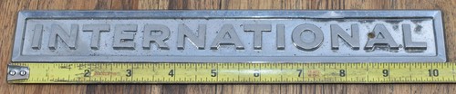 Vintage International Harvester IH Truck Emblem Badge Advertising Sign ...