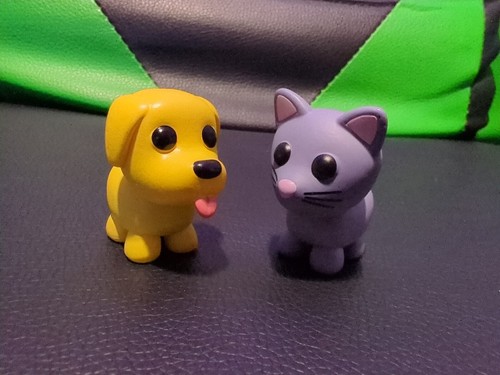 New Adopt Me! Series 1 Cat And Dog Figures AF2 - #1 And AF2 - #2 | eBay