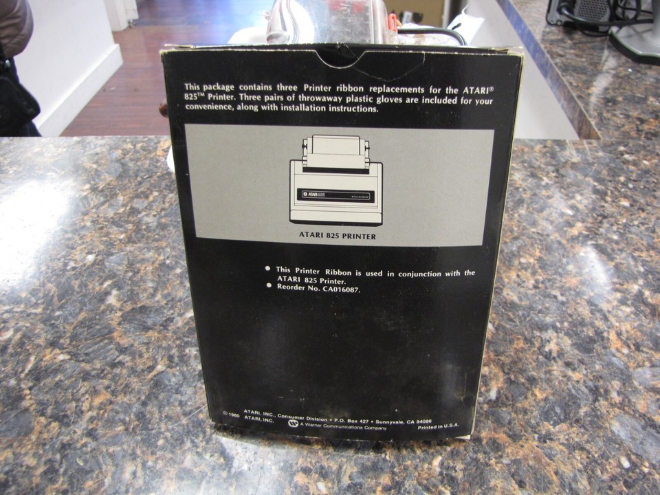 Atari 400/800 Printer Ribbon for Atari 825 80-Column Printer - New ...
