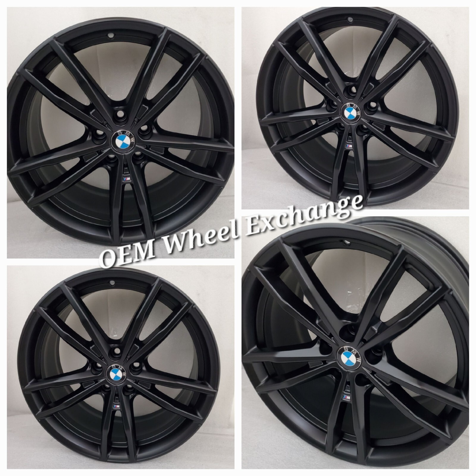 Original 19" BMW M 340 330 440 330 OEM Wheels Black Rims G20 G21 5x112 ...