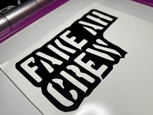 fake ah crew - achievement hunter - rooster teeth vinyl decal 6” x 3.75 ...
