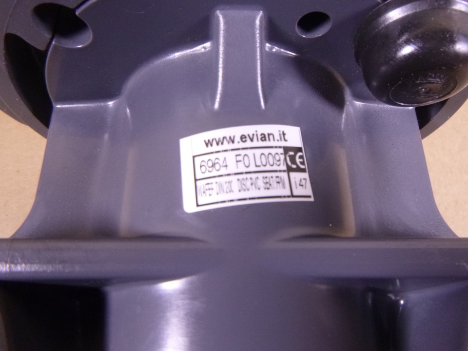 Evian 6964 DN200 8" Butterfly Valve PVC PN 10 D225 , 6964 F0 L0097 ...