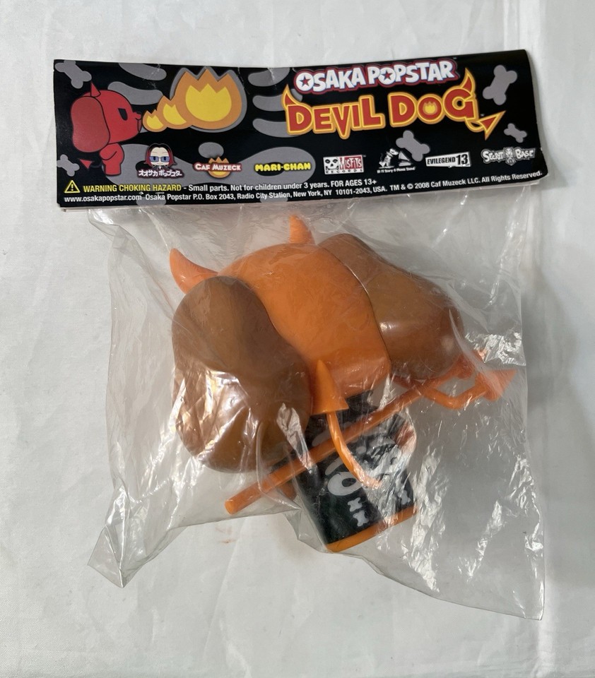 Osaka Popstar Skeleton Suit Devil Dog Vinyl Figure Sofubi Kaijiu Sealed ...