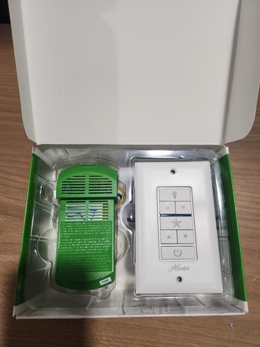 Hunter 99393 Ceiling Fan Remote Control Wall Kit With Receiver - White ...