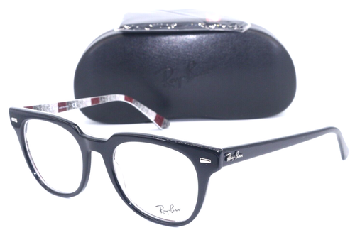 NEW RAY-BAN RB 5377 8089 METEOR BLACK/BURGUNDY AUTHENTIC FRAME ...