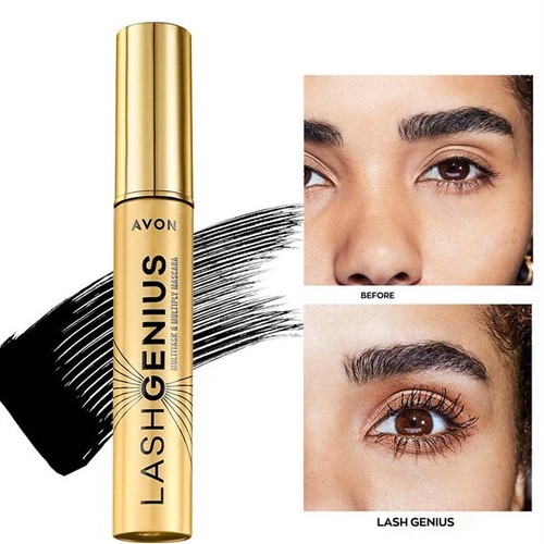 Avon Lash Genius Mascara Multitask & Multiply 5 in 1 BLACKEST BLACK ...