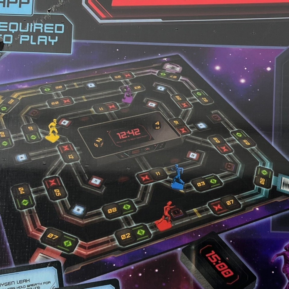 15 Minutes To Self Destruct Family Board Game Escape Spaceship (2-4 ...