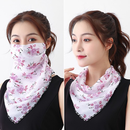 1PC Summer Women Mask Scarf Sun Protection Mask Outdoor Riding ...