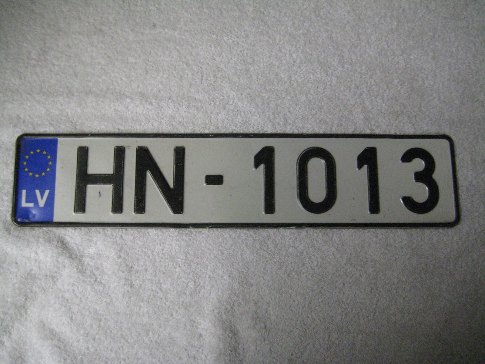 LATVIA RIGA EUROSTARS PASSENGER # HN-1013 RARE (1) LICENCE PLATE | eBay