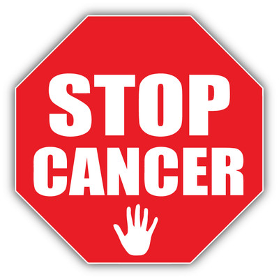 Stop Cancer Sign Car Bumper Sticker Decal 5'' x 5'' | eBay