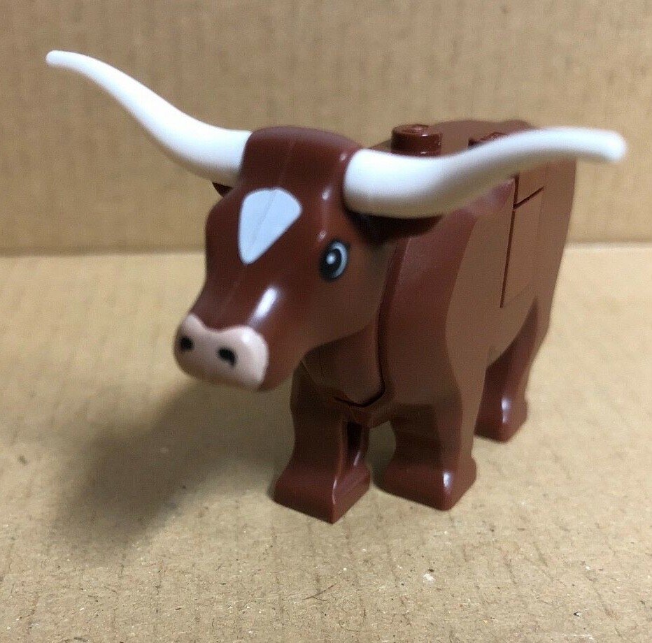 NEW Lego Farm Animal - Cow Pig Chicken Horse Rabbit Bunny Longhorn ...