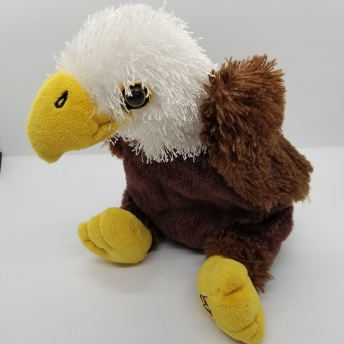 GANZ Webkinz EAGLE Plush Stuffed Animal HM214 Bird NO CODE Retired Toy ...