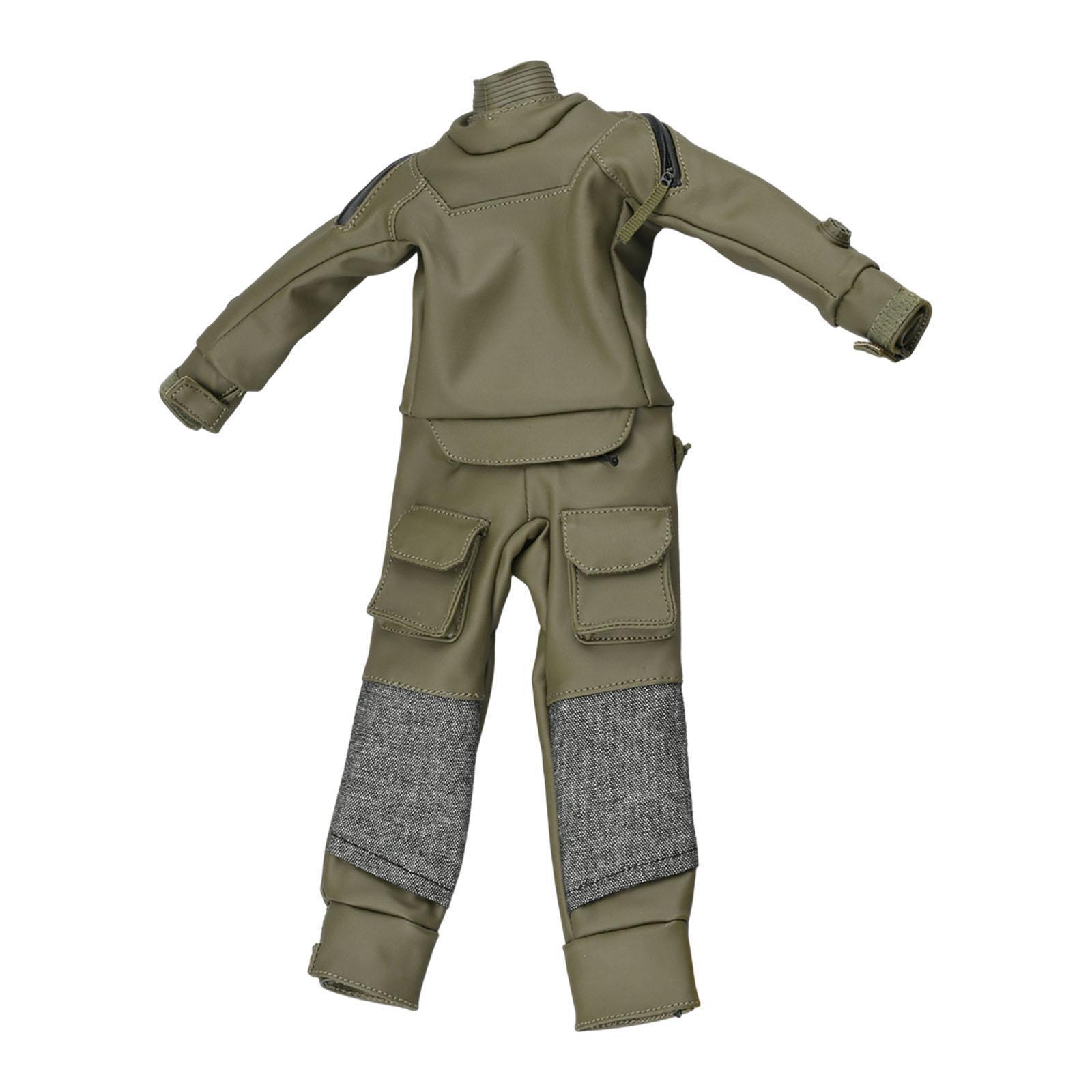 1/6 Scale Figure Jumpsuit Coverall Costume for 12'' Action Figures ...