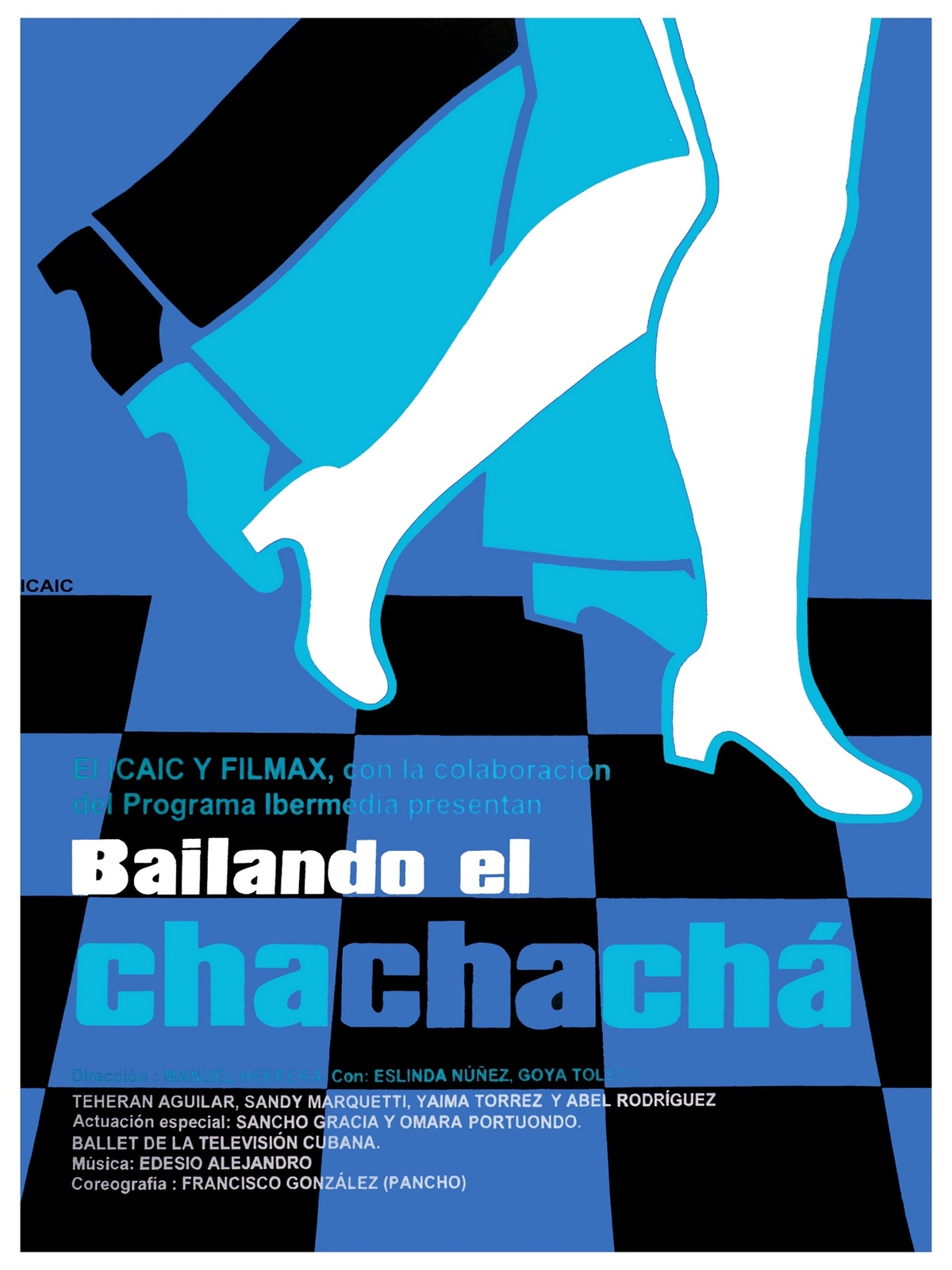 4891.Bailando el cha cha cha.two men.woman dancing.POSTER.decor Home ...
