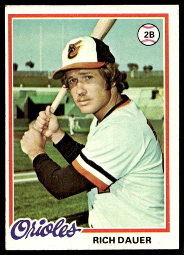1978 Topps 237 Rich Dauer Baltimore Orioles Baseball Card | eBay