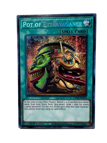 Yu-Gi-Oh! TCG Pot of Extravagance 2020 Tin of Lost Memories MP20-EN030 ...