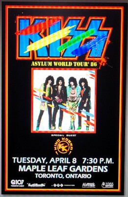 Kiss Toronto Asylum Tour Poster | eBay