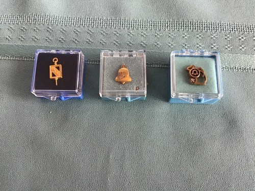 3 Vintage Bell Telephone Service Pins | eBay