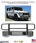 Aftermarket G63 FRONT BUMPER & BLACK FRONT BUMPER GRILLE BRUSH GUARD ...