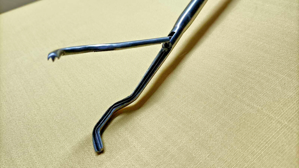 Laparoscopic Satinsky Clamp 10mmx400mm Endoscopy Surgical instruments ...