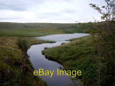 Photo 6x4 Afon Cletwr flowing into Craig Goch Reservoir Esgair Gris ...