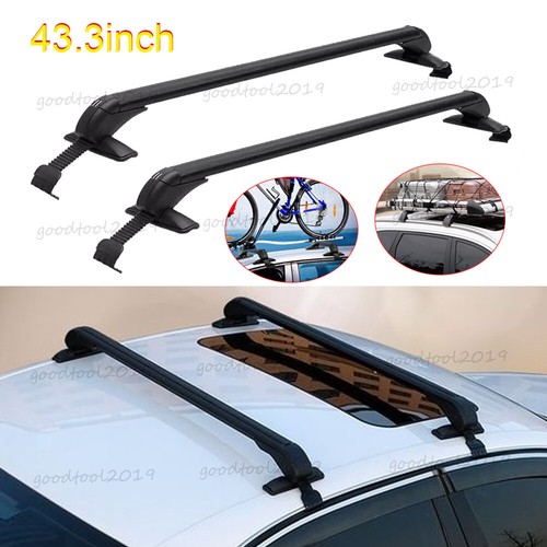 Top Roof Rack Cross Bars Luggage Cargo Carrier Aluminum For Audi A3 A4 ...