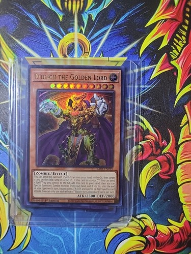 Yu-Gi-Oh! Eldlich The Golden Lord RA01-EN019 Ultra Rare 1st Edition ...
